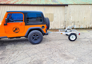 Mini Utility Trailer GALVANIZED 4ft long X 40 inch Wide – Muddy River ...