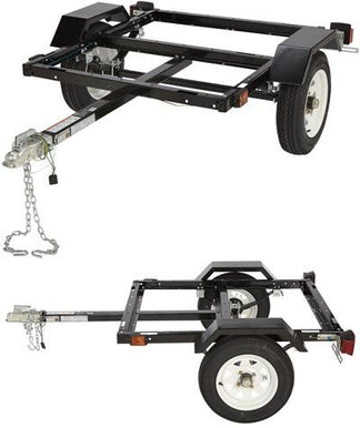 Mini Utility Trailer GALVANIZED 4ft long X 40 inch Wide – Muddy River ...