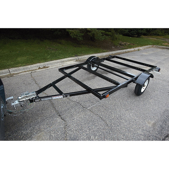 5X8 FOLDING UTILITY TRAILERS ( BLACK ) – Muddy River Wholesale