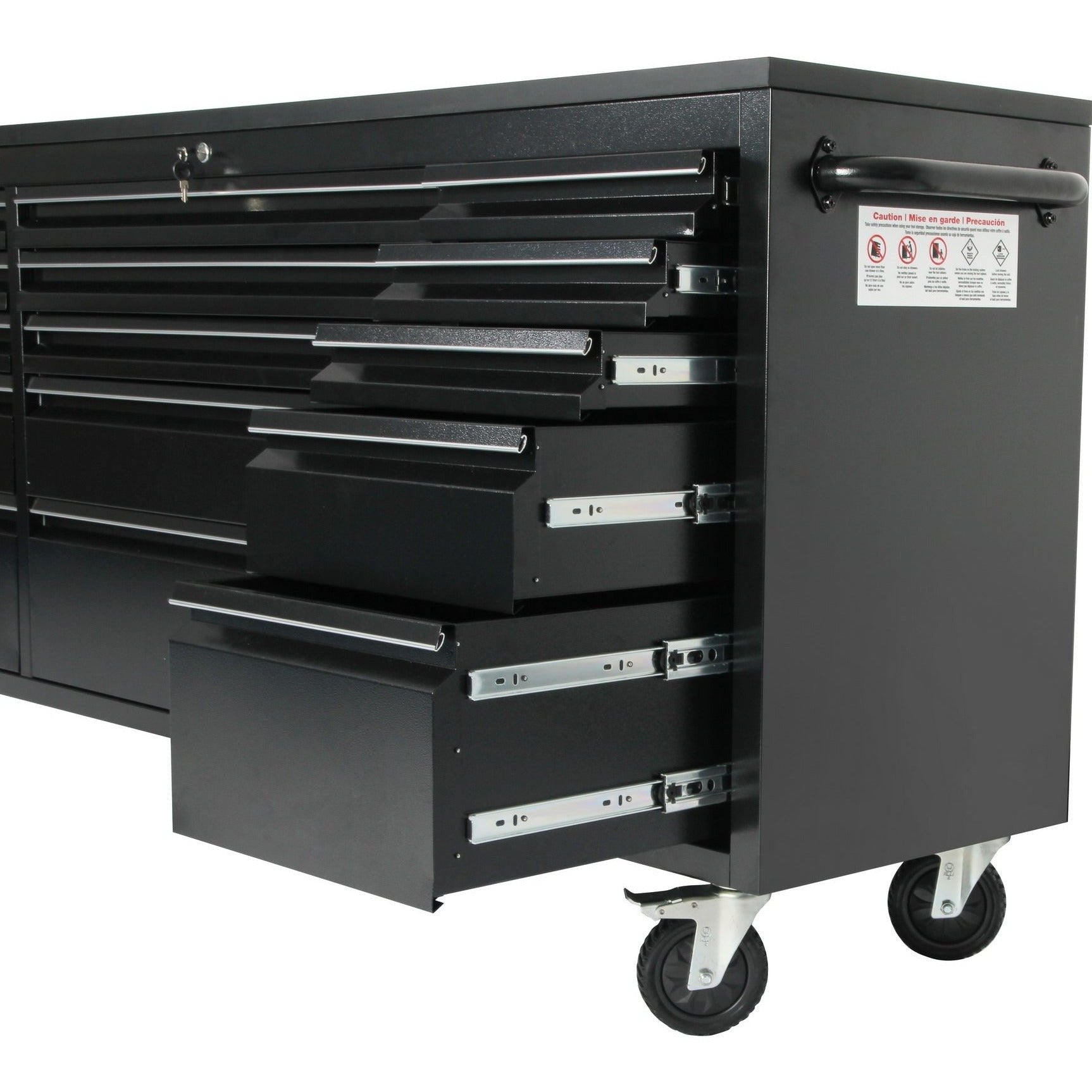 72inch 15 Drawers Tool Chest - BLACK – Muddy River Wholesale