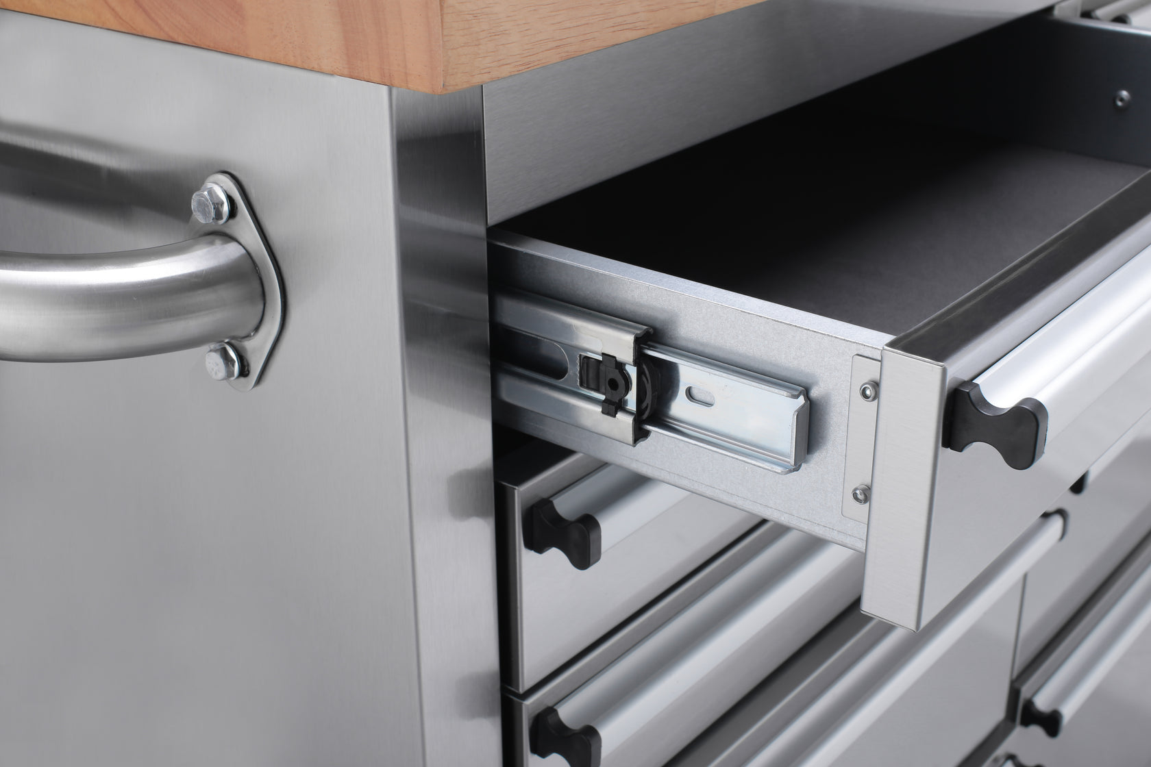 freedom 72 inch 15 Drawers Tool Chest, stainless steel – Muddy River ...