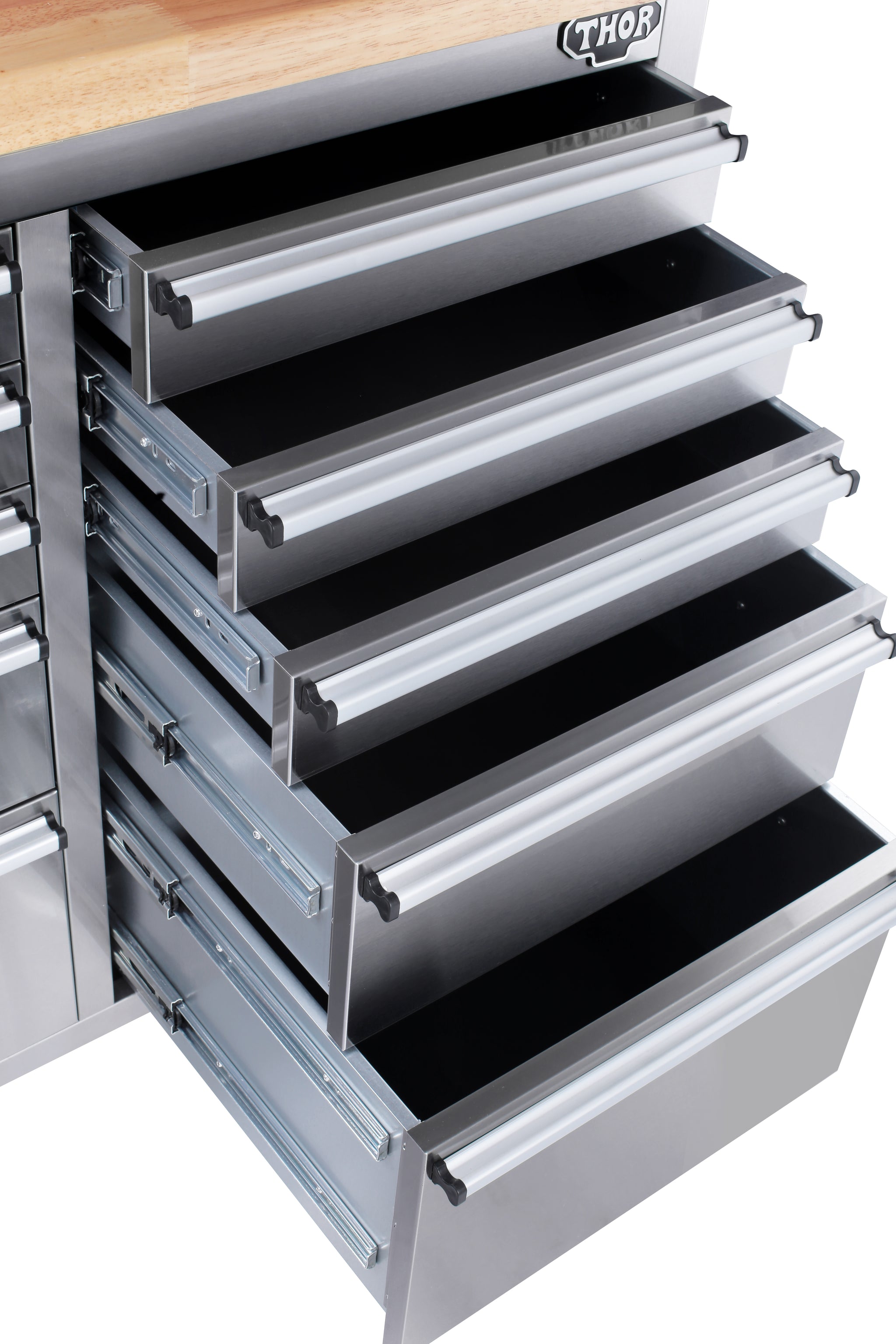 freedom 72 inch 15 Drawers Tool Chest, stainless steel – Muddy River ...